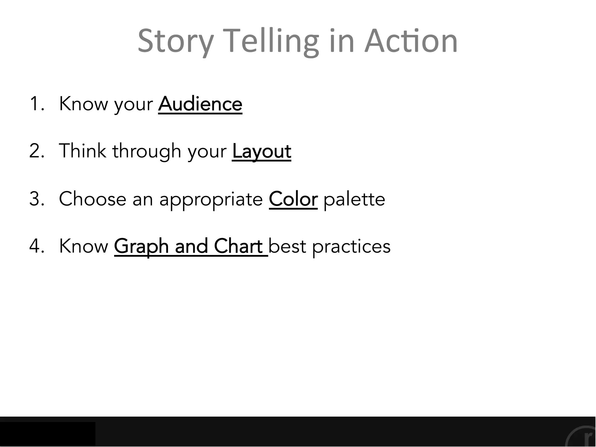 Story Point Training - Tableau User Group - October 2014 | PDF