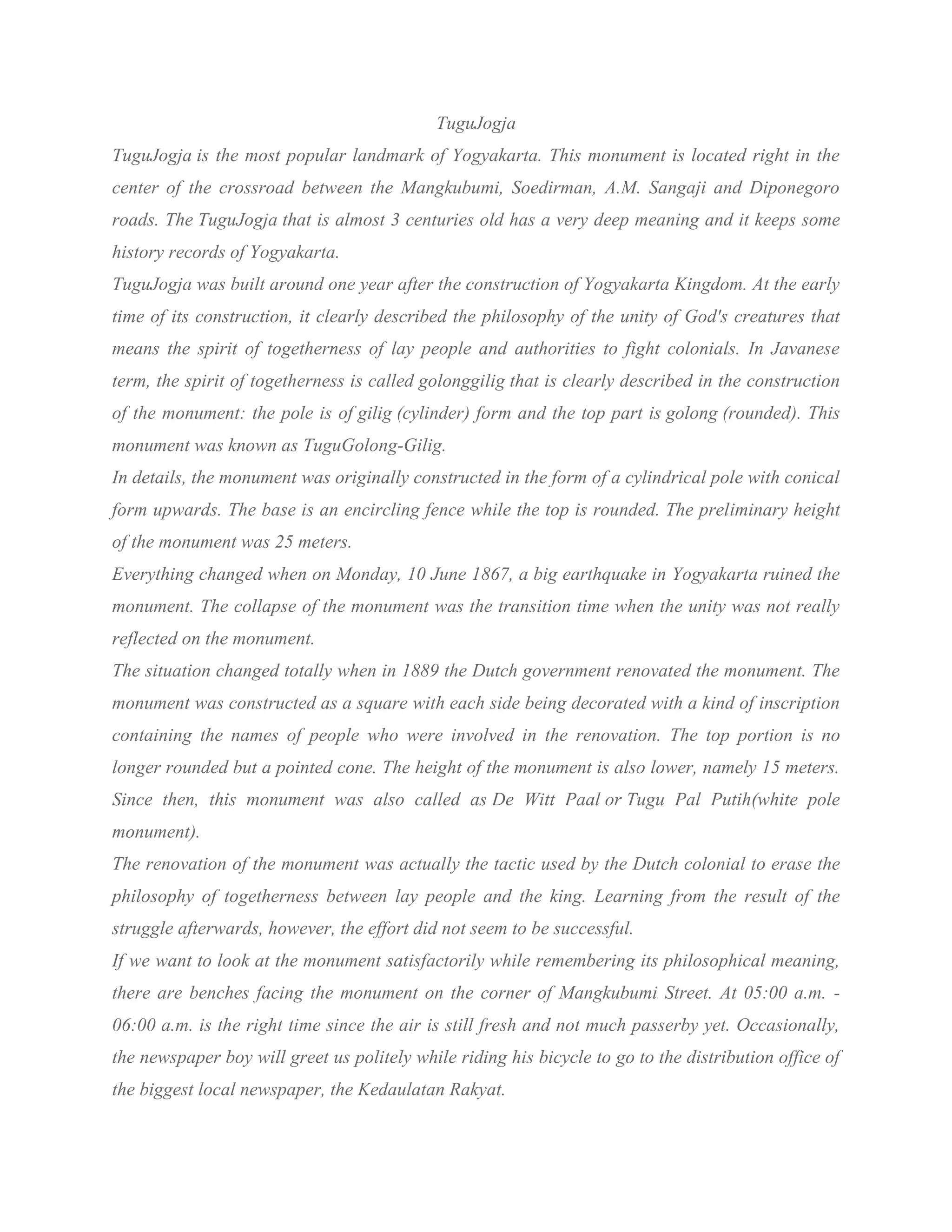 tugu-jogja-descriptive-text | DOCX