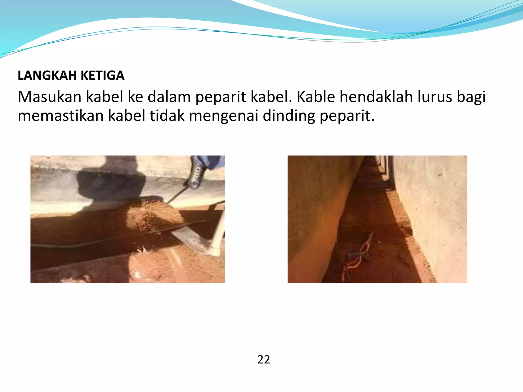 LOW VOLTAGE UNDERGROUND CABLE SYSTEM INSTALLATION & MAINTENANCE | PPTX
