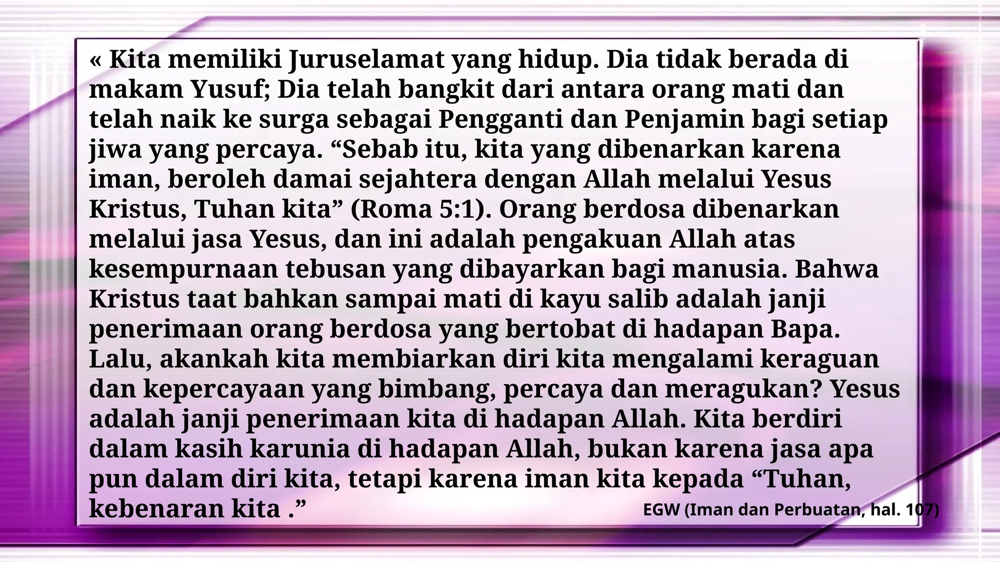 Sekolah Sabat - Triwulan 3 2024 - Pelajaran 13 | PPT