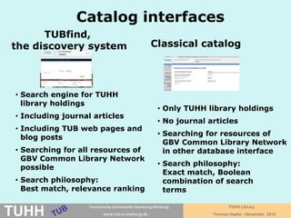 Welcome at TUHH library - A library in transition! | PPT