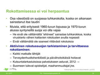 Tuhkarokko ja mpr-rokotukset 2017 | PDF