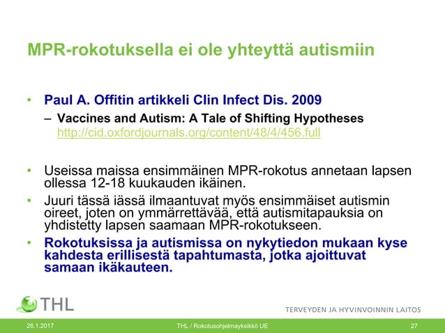 Tuhkarokko ja mpr-rokotukset 2017 | PDF