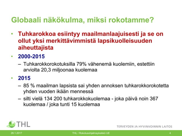 Tuhkarokko ja mpr-rokotukset 2017 | PDF