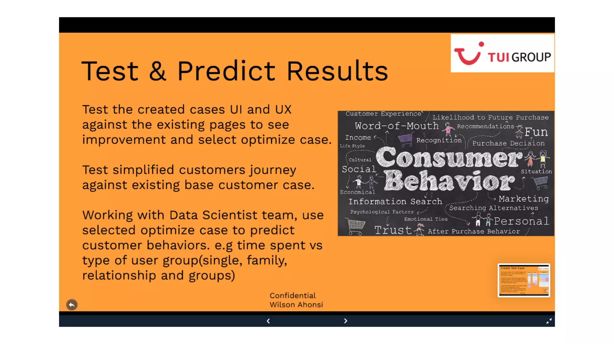 TUI Digital Customer Journey Improvement Presentation For Management | PDF