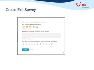 TUI GROUP - Defining a successful digital roadmap with user feedback | PDF