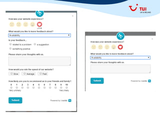 TUI GROUP - Defining a successful digital roadmap with user feedback | PDF