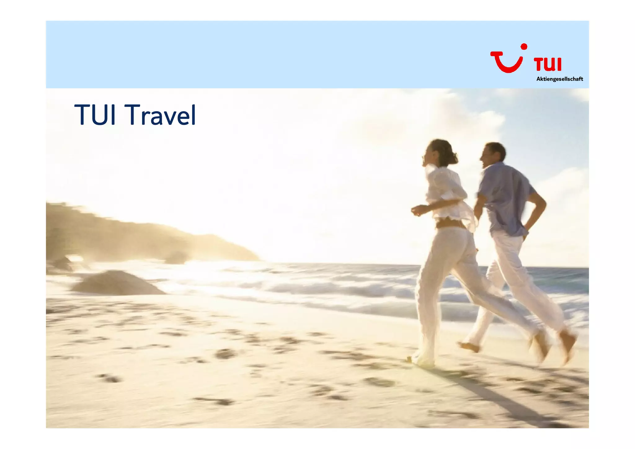 TUI TRAVEL PLC | PDF