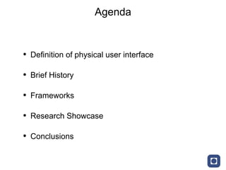 Tangible User Interface Showcase | PPT