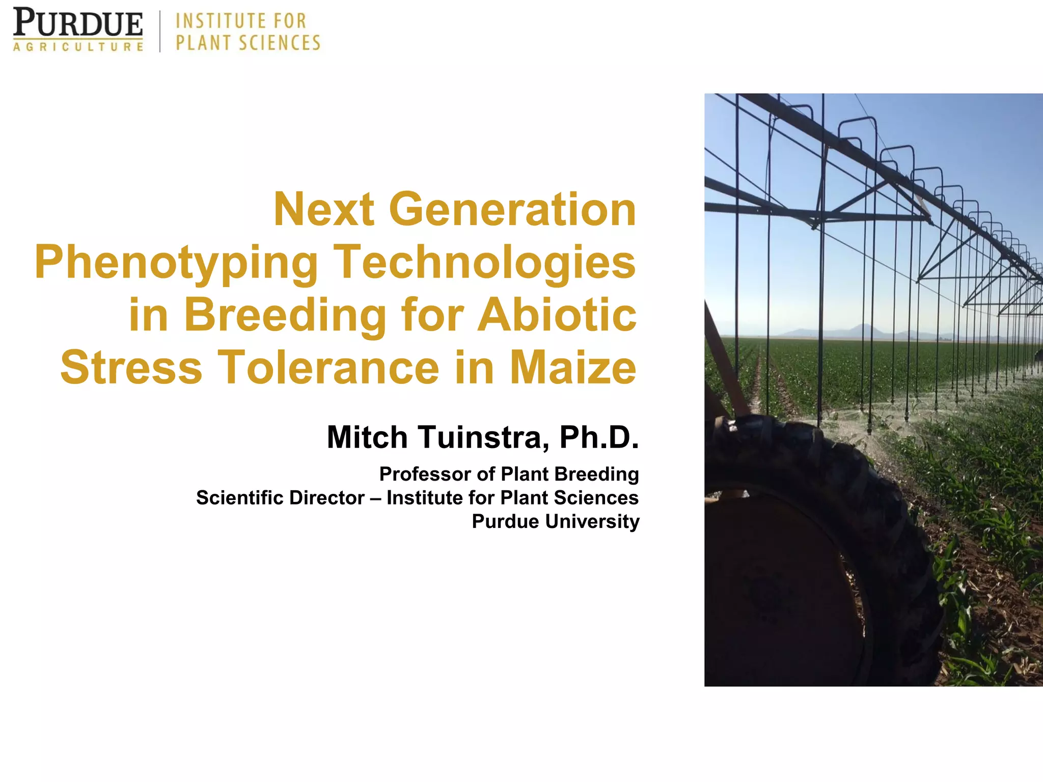 Next Generation Phenotyping Technologies in Breeding for Abiotic Stress Tolerance in Maize | PDF ...