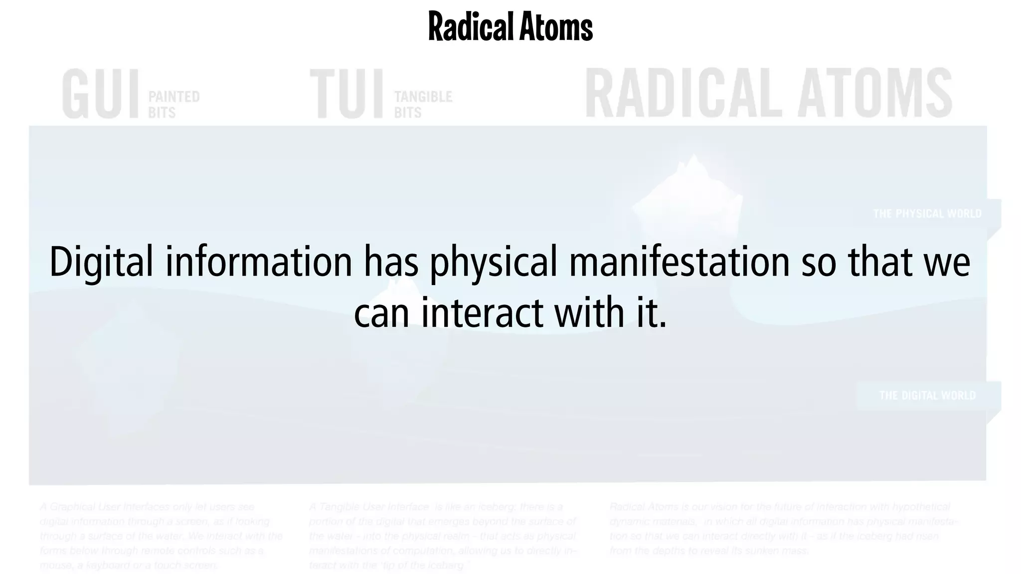 Tangible User Interface Research Investigation And Exploration Pdf Computing Technology