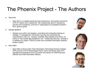 Tui the phoenix project book review | PDF