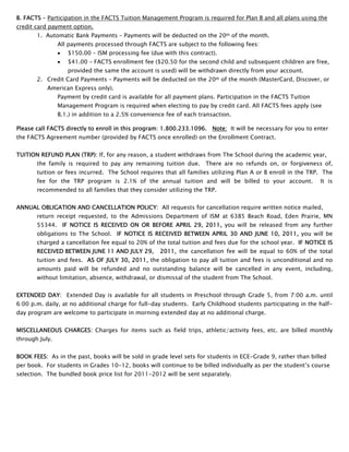 Tuition and fee schedule 2011 2012 | PDF