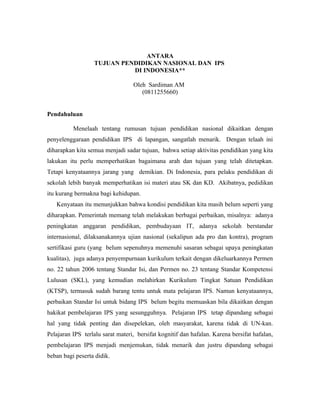 Tujuan dan social_studies | DOC