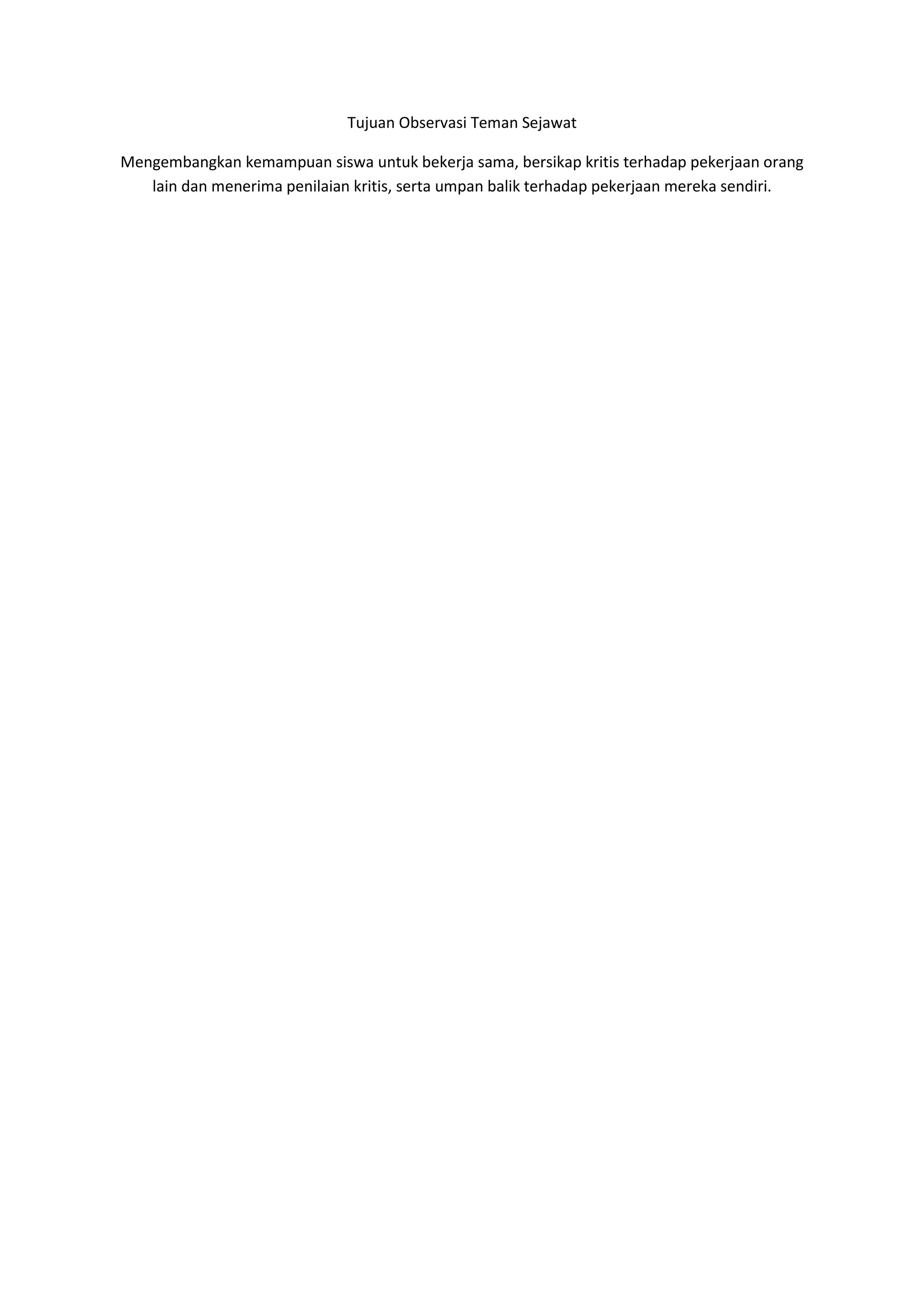 Tugas Tujuan Observasi Teman Sejawat.docx