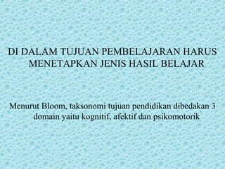 Tujuan pembelajaran | PPT