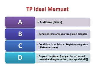Tujuan pembelajaran | PPTX