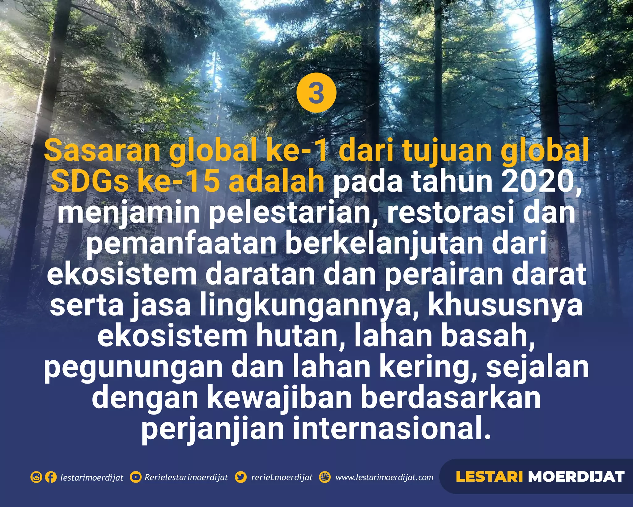 Tujuan Global SDGS Ke-15 | PPT