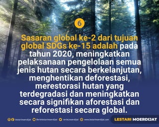 Tujuan Global SDGS Ke-15 | PDF
