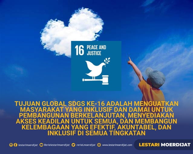 Tujuan Global SDGS Ke-16 | PPT