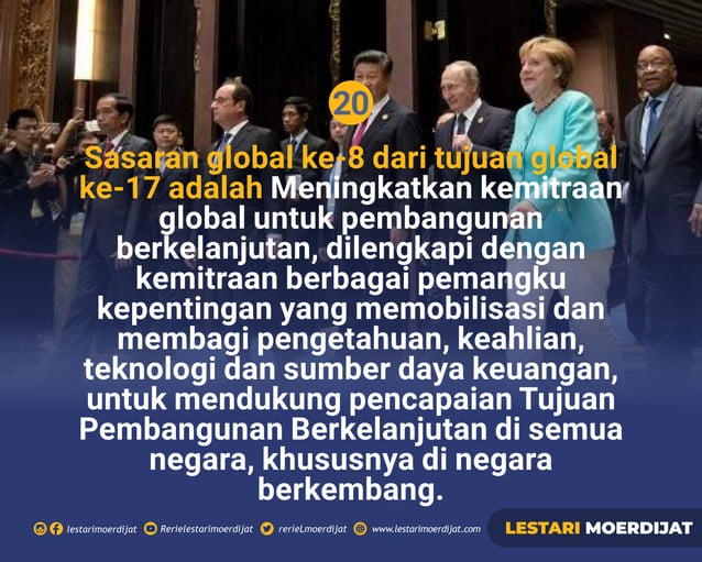 Tujuan Global SDGS Ke-17 | PPT