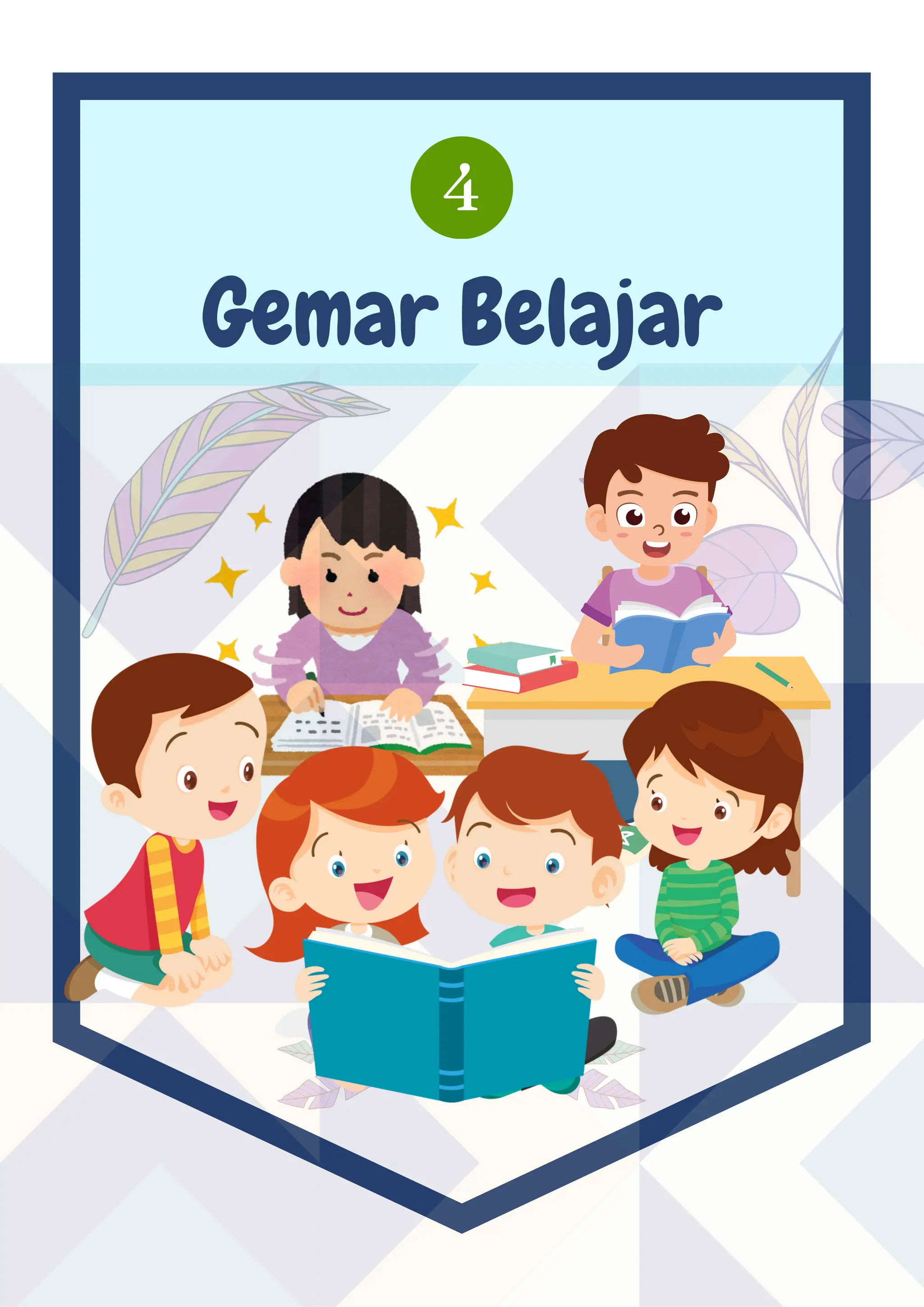 Tujuh Kebiasaan Hebat Anak Indonesia Bendera Bunting Biru Hijau Putih ...