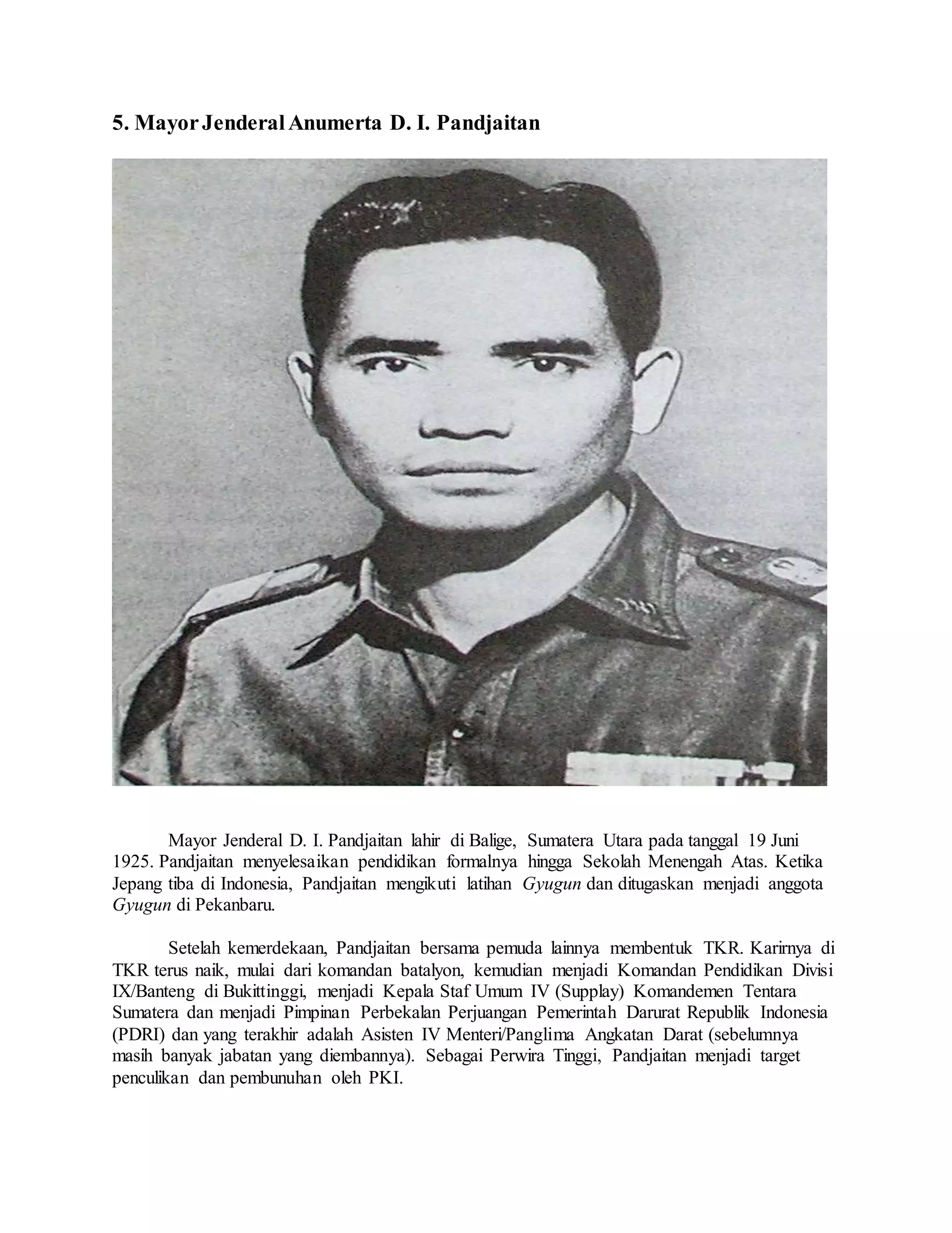 Tujuh pahlawan revolusi indonesia | DOCX