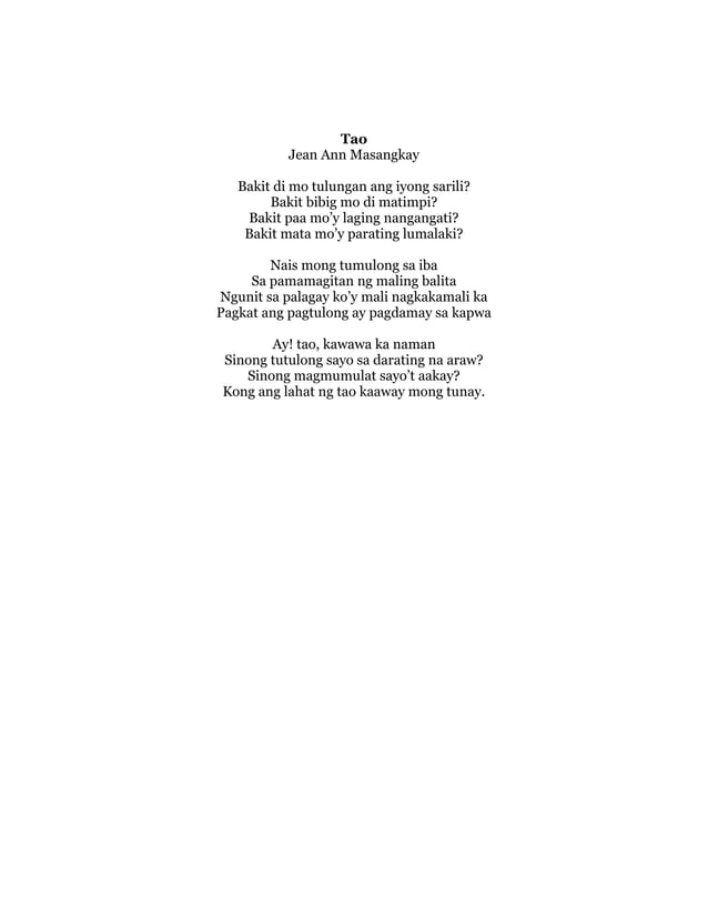 Mga Obra Fil Majors PSU Batch 2013 | DOCX