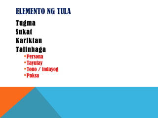 Tulang Di Piksyon | PPT