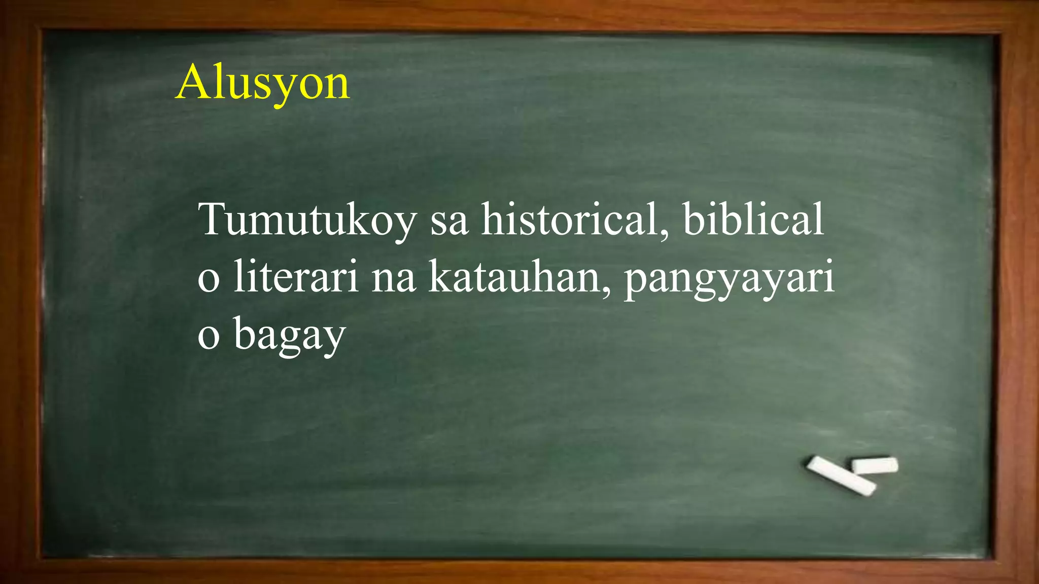 Ang Tula at Iilang mga Tayutay | PPTX