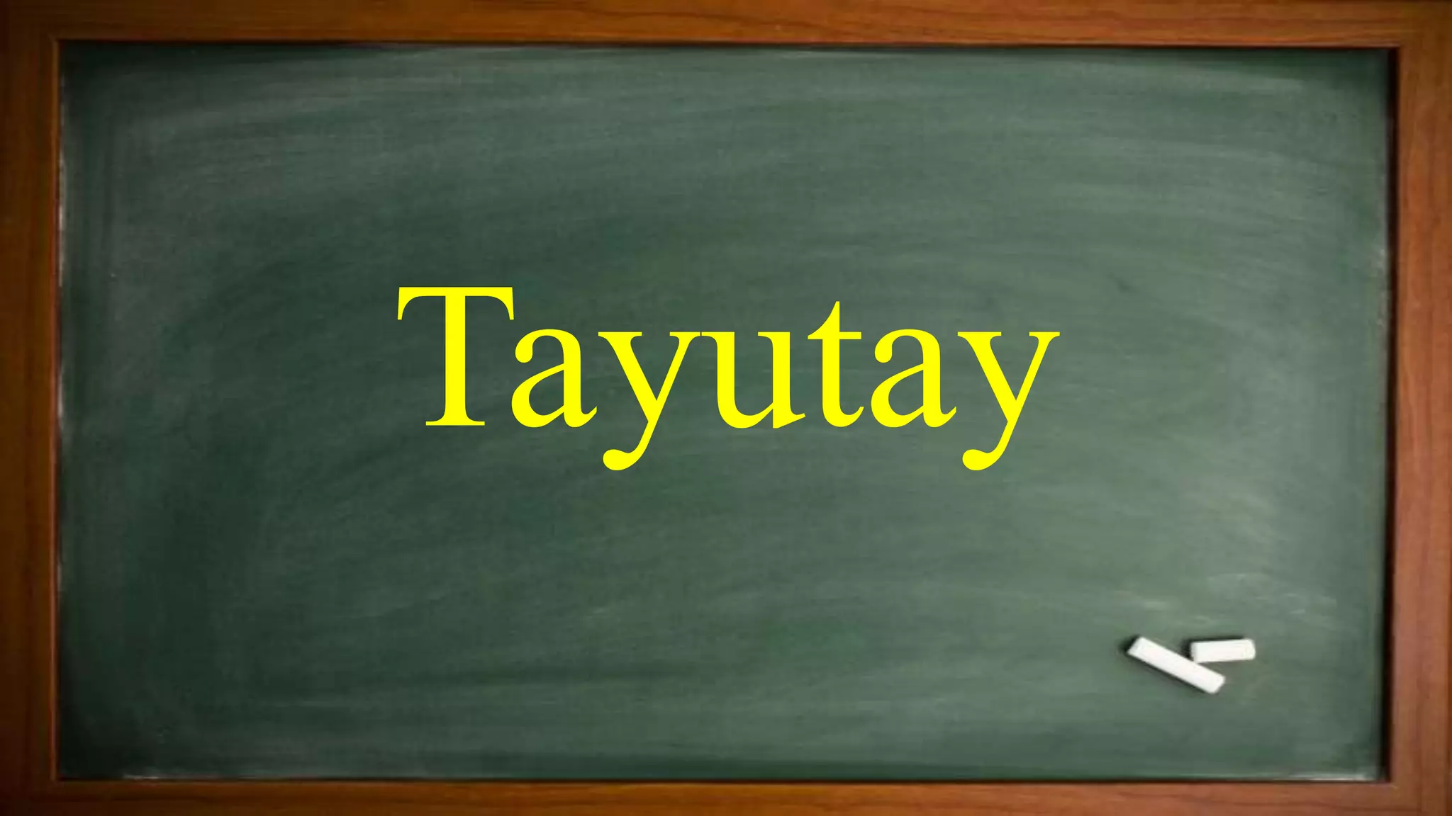 Ang Tula at Iilang mga Tayutay | PPTX