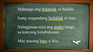 Ang Tula at Iilang mga Tayutay | PPTX