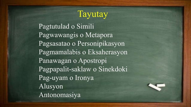 Ang Tula at Iilang mga Tayutay | PPTX