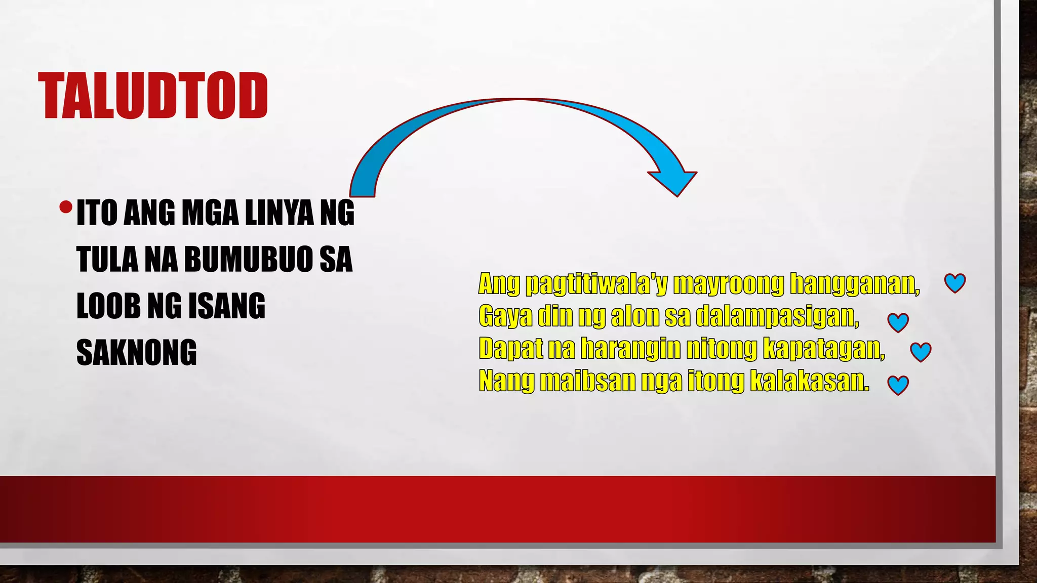 Elemento ng Tula | PPTX