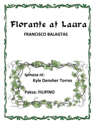 Tula - Mga Tauhan sa Florante at Laura | DOCX