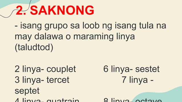 TULA- Filipino 7- MeLC based............. | PPTX