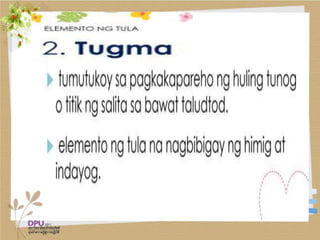TULA-QUARTER2-FILIPINO 10-POWERPOINT PRESENTATION | PPTX