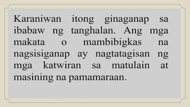 Mga tulang lumaganap noong unang panahon | PPTX