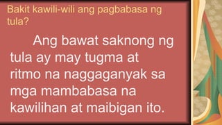 TULA na magagamit ng mga grade 7 fil..ppt