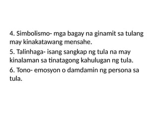 Tula- Ikalawang Markahan sa Filipino 10 | PPTX