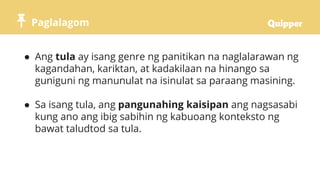 Aralin 1 Kahulugan ng Tula- Filipino 8.pptx