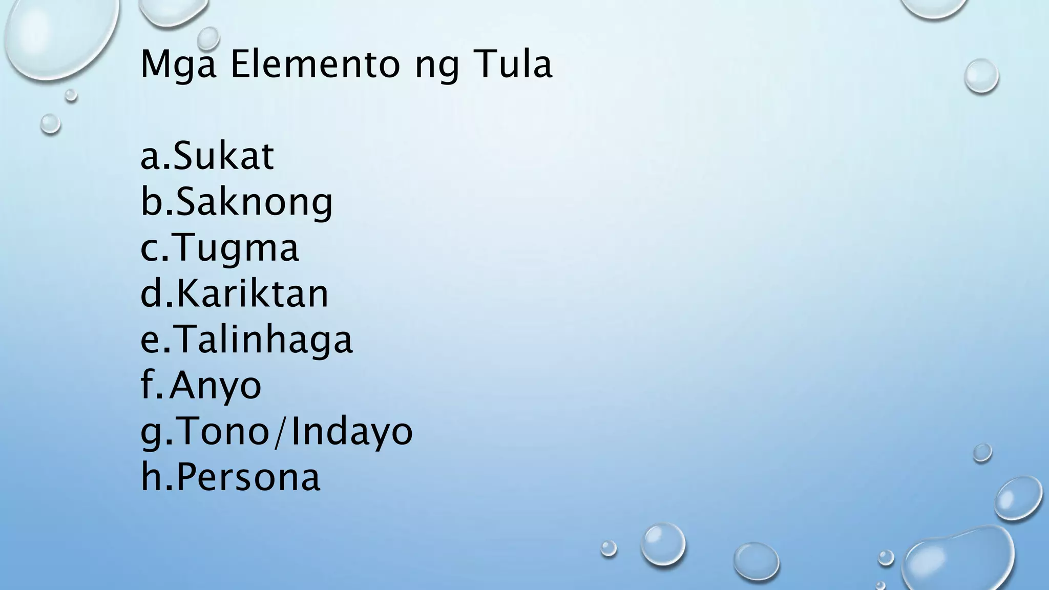 Tula- Aralin 3-Unang Markahan | PPTX