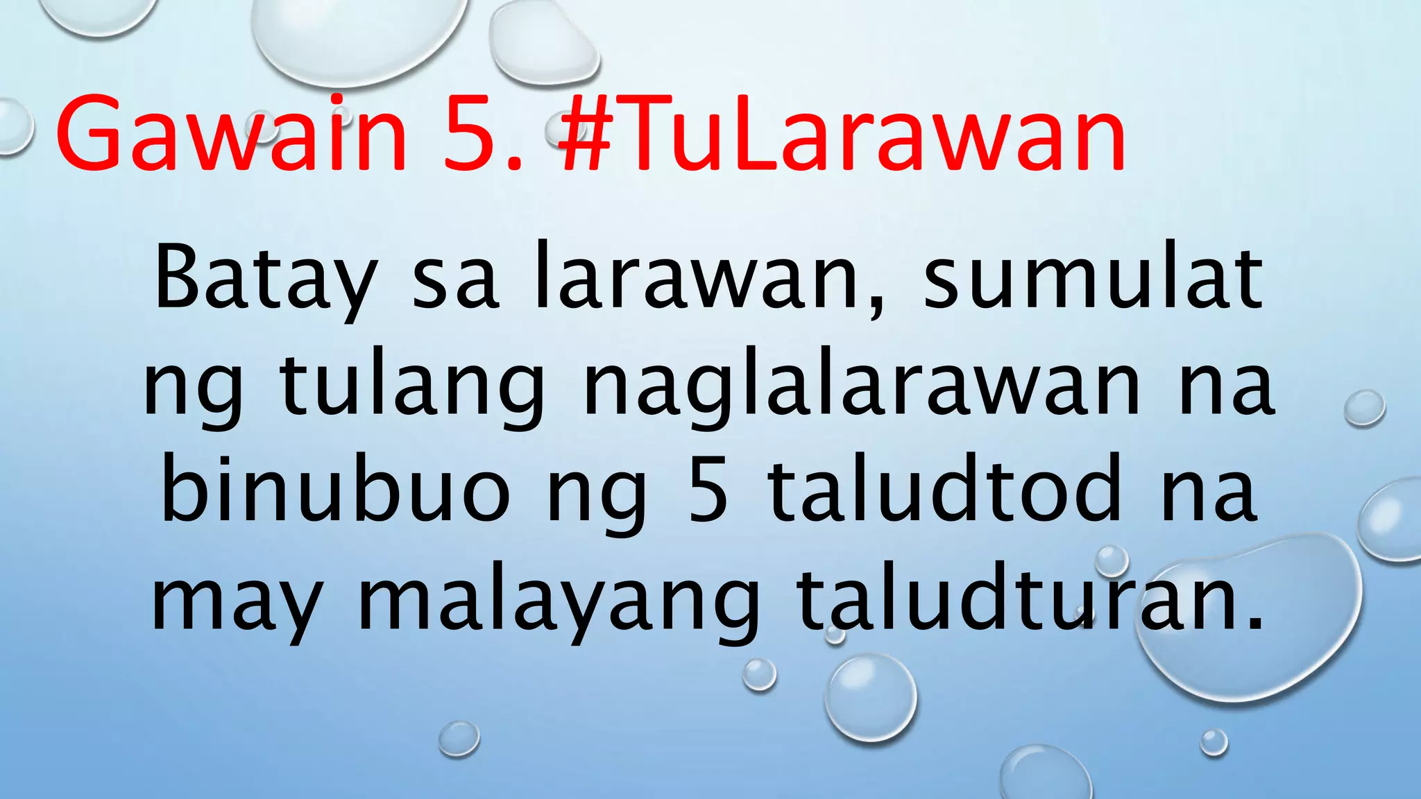 Tula- Aralin 3-Unang Markahan | PPTX