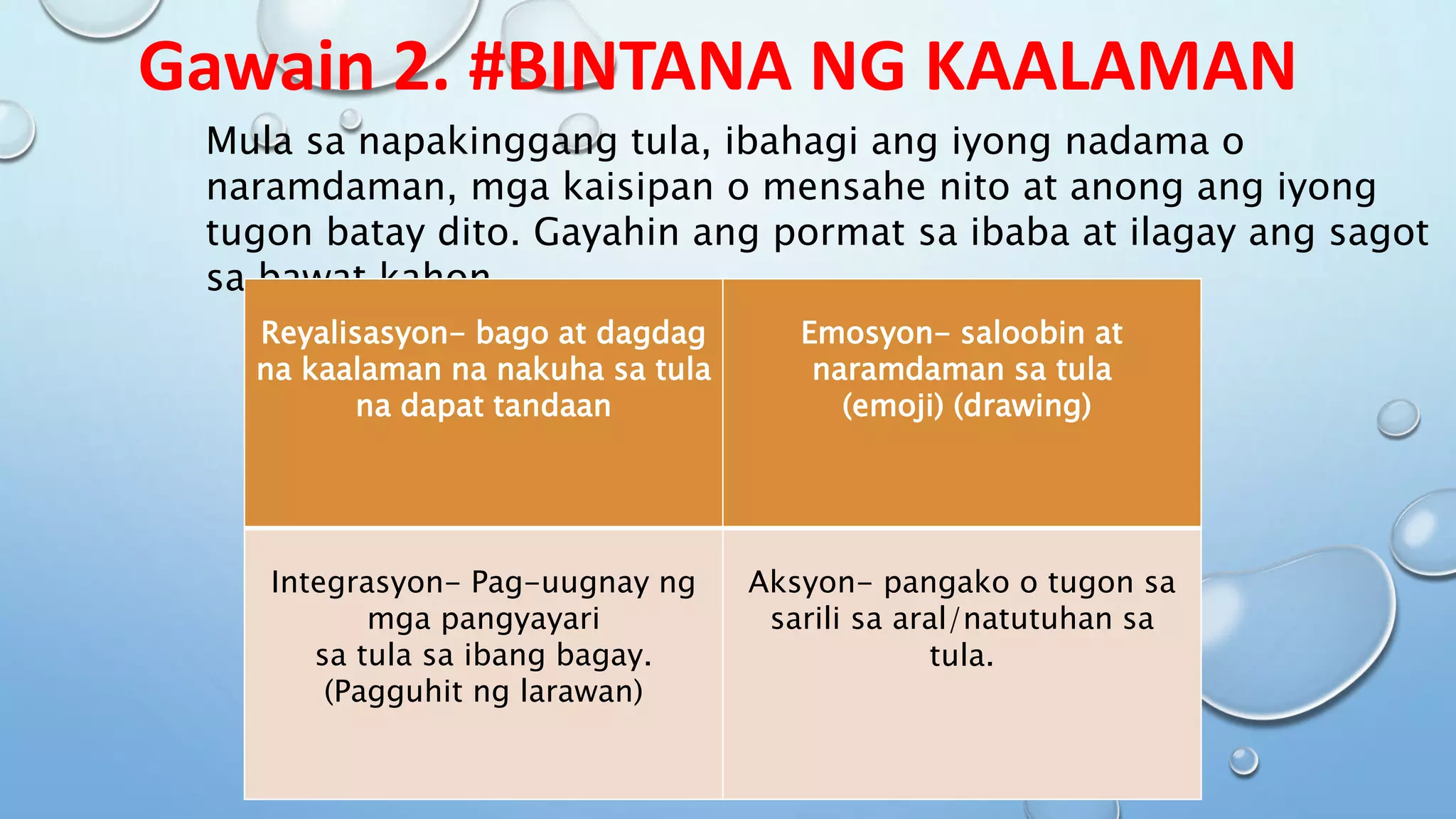 Tula- Aralin 3-Unang Markahan | PPTX