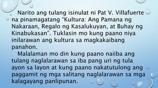 Tula- Aralin 3-Unang Markahan | PPTX