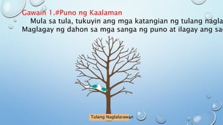 Tula- Aralin 3-Unang Markahan | PPTX