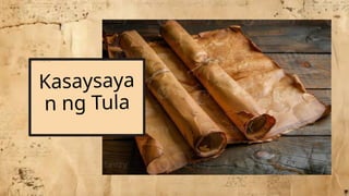 ANO ANG TULA? (FILIPINO QUARTER 3 LESSON) PPT | PPTX