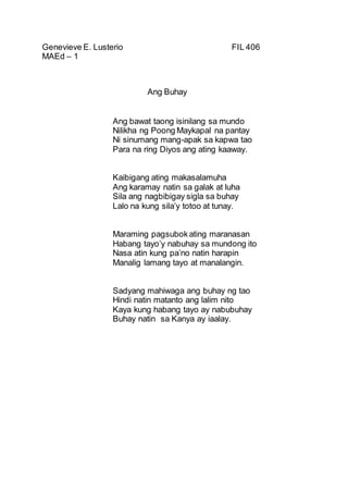 Tula for fil 406 | DOCX