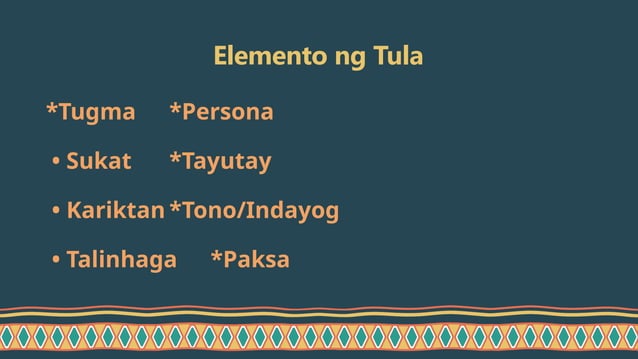 Kahulugan at mga katangian ng isang tula | PPTX
