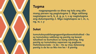 Kahulugan at mga katangian ng isang tula | PPTX